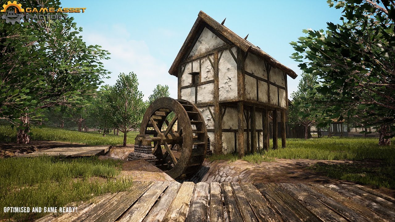 Unreal Engine 4 Medieval Farm Modular FPS Walkthrough - YouTube