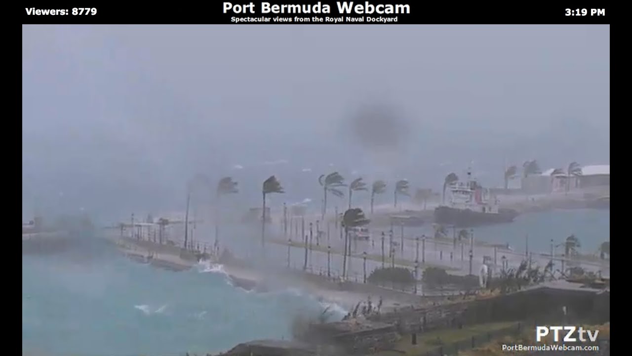 Hurricane Gonzalo Pounds Bermuda - 10/17/2014 - YouTube