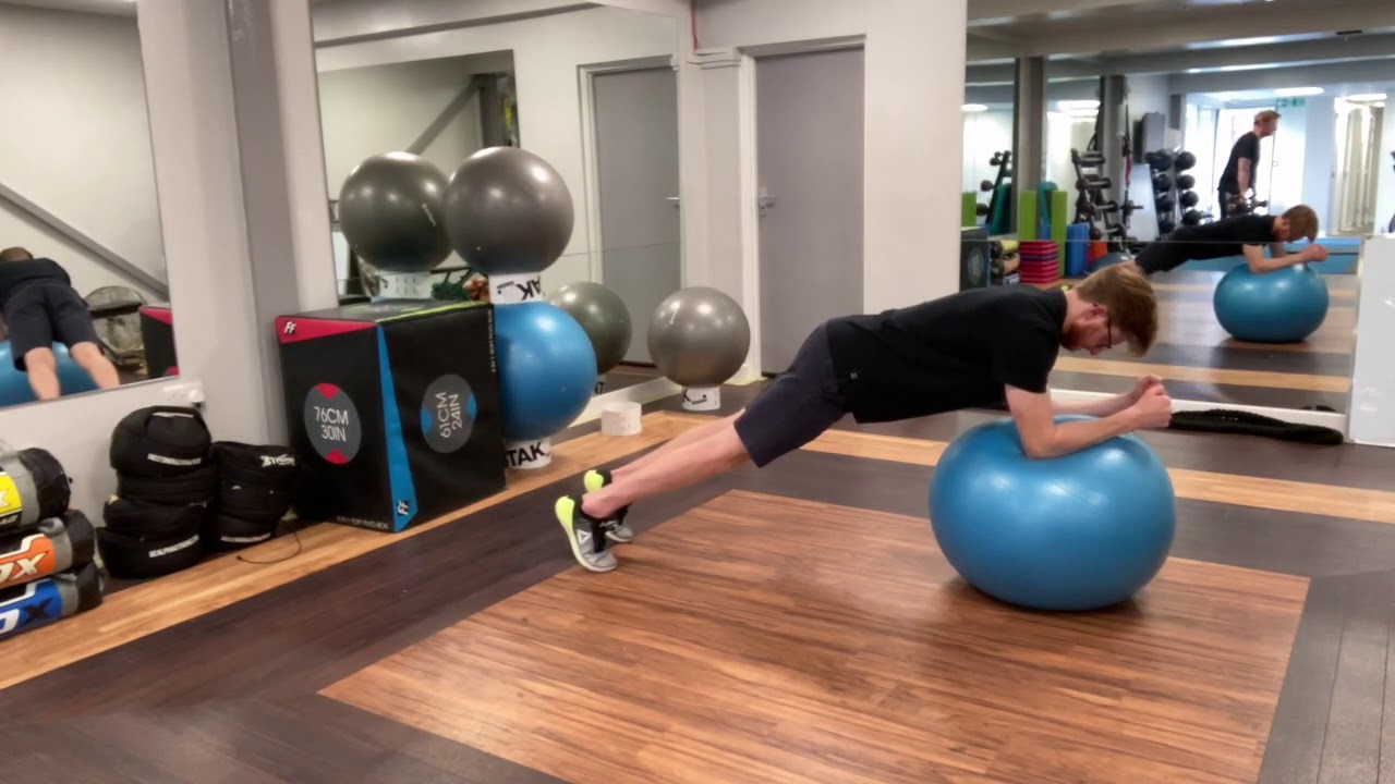 Ball Plank Rollouts - YouTube