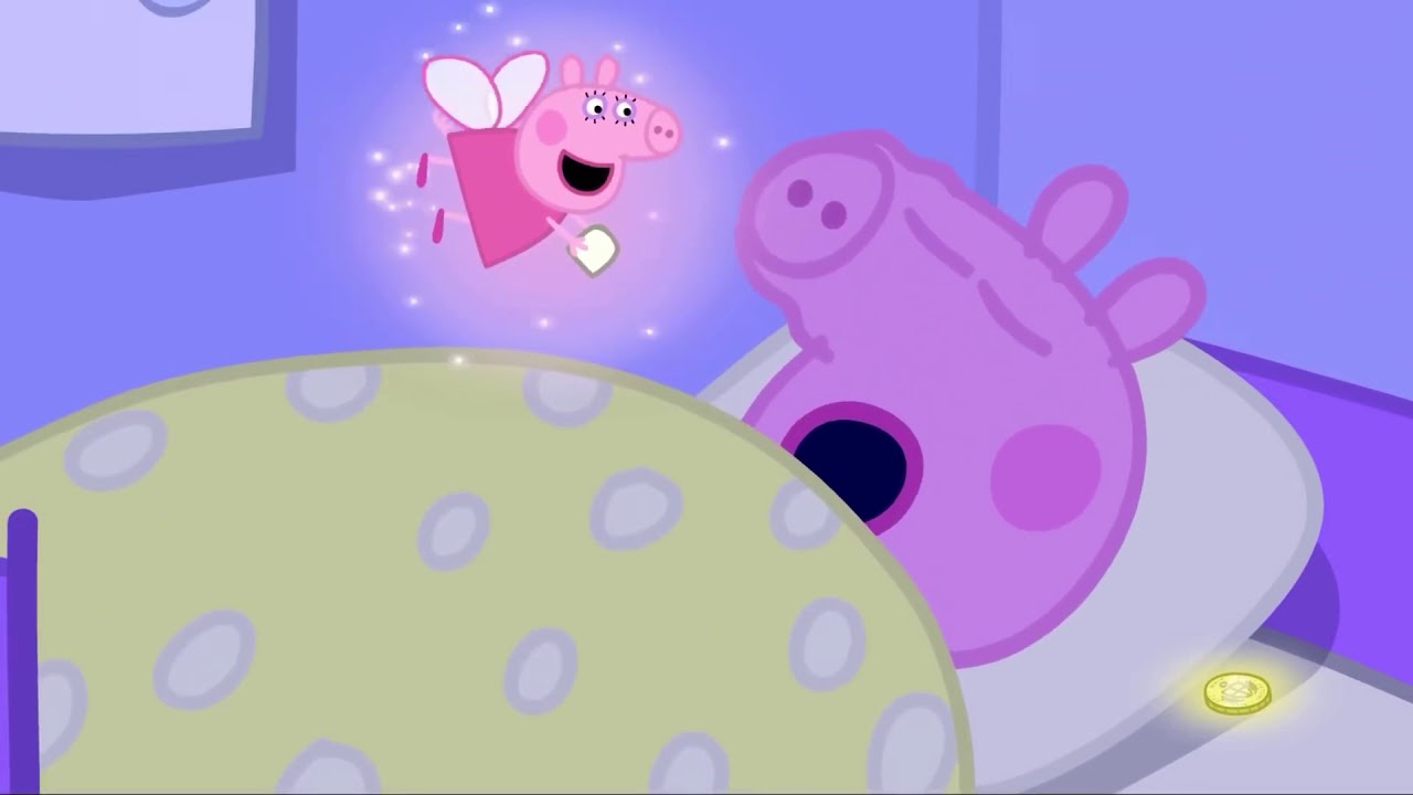 Peppa Pig Tooth Fairy Good Night Scenes - YouTube