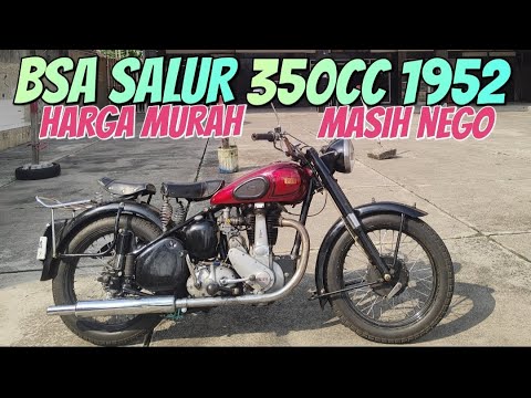 Dijual Motor Antik Inggris BSA Salur 350cc 1952 | Harga Murah Masih ...