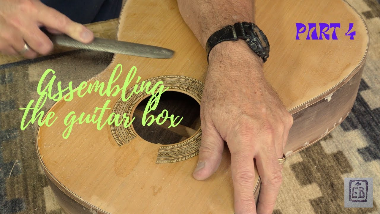 Assembling the guitar Box part 4 - YouTube