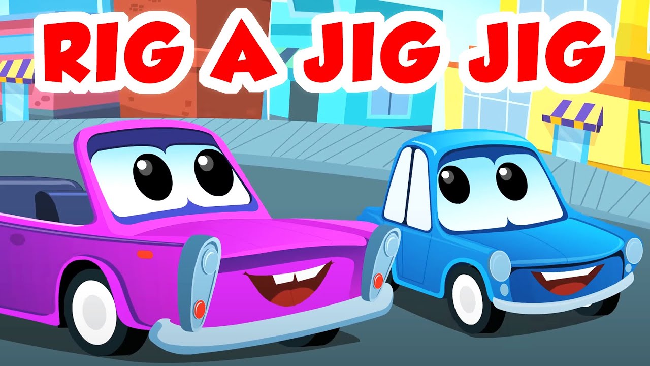 Rig A Jig Jig | Nursery Rhymes and Baby Songs for Children | Cartoon ...