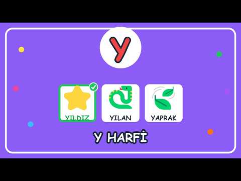 Y Harfi 🔤 | Hangisi Y ile Başlıyor? | Harf Öğreniyorum | Minik Bilgeler
