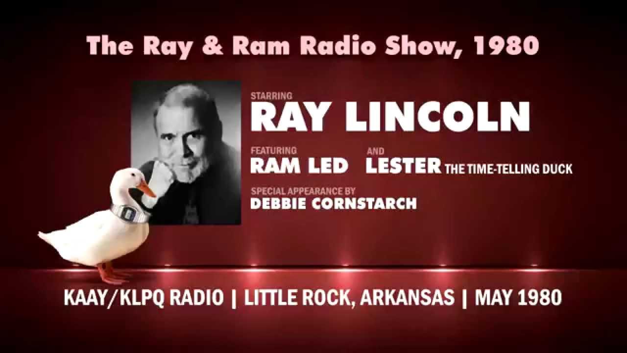 Ray Lincoln - Ray and Ram Show, 1980 on KAAY - YouTube