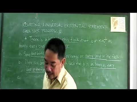 MATH 1 CHAPTER 2 Rewriting An Existential Universal Statement - YouTube