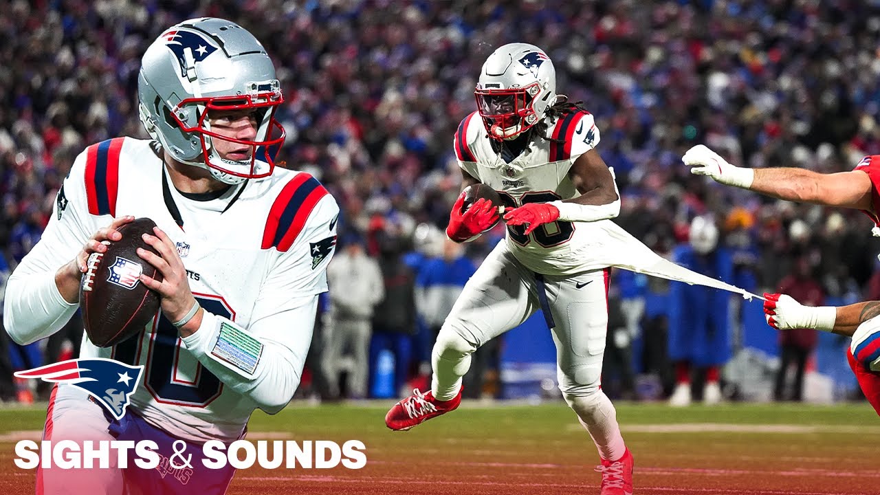 Sights & Sounds: Drake Maye Goes Toe-to-Toe vs. Josh Allen & the Bills ...