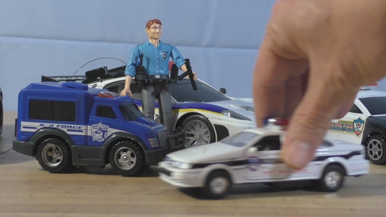 Police Chase TOY CARS Action! Kids fun videos! - YouTube