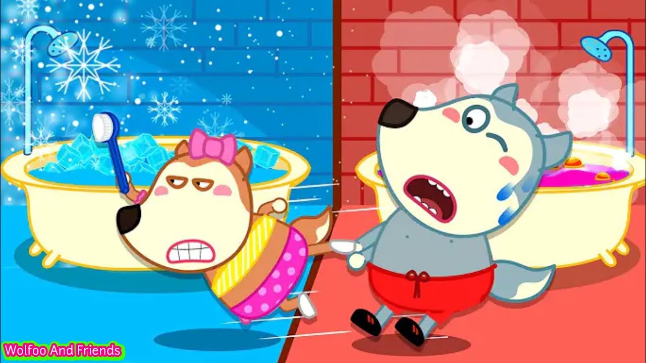 Wolfoo, Hora Del Baño Dibujos animados para niños Wolfoo And Friends ...