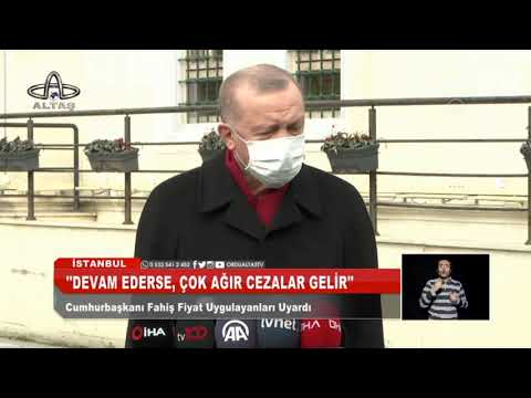 Cumhurbaşkanı Erdoğan restoranlar hakkında konuştu I Ordu Altaş TV - 29 Ocak 2021