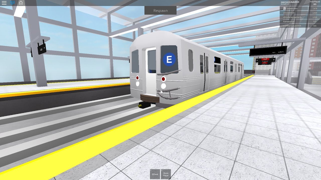Roblox Subway testing fun AND A RACE BETWEEN AN R110B (A) TRAIN VS R68 ...