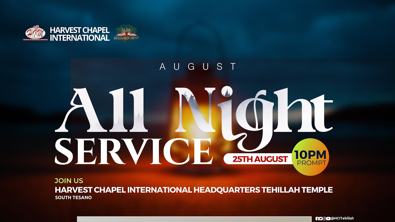 HCI | All-Night Service | 25.08.23 - YouTube