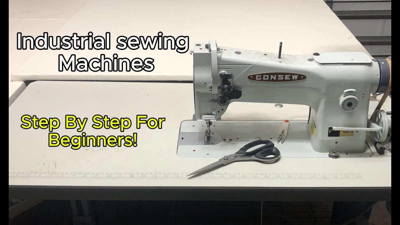 How To Operate A Sewing Machine For Beginners - YouTube