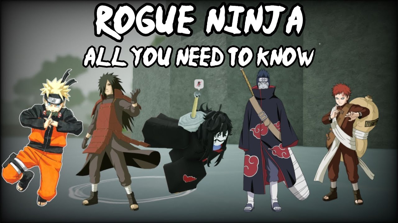 ALL CHARACTER SHOWCASE!!! on Rogue Ninja RELEASING SOON!! (Roblox ...