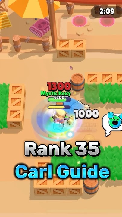 Rank 35 Carl Guide #brawlstars #brawlstarsshorts - YouTube