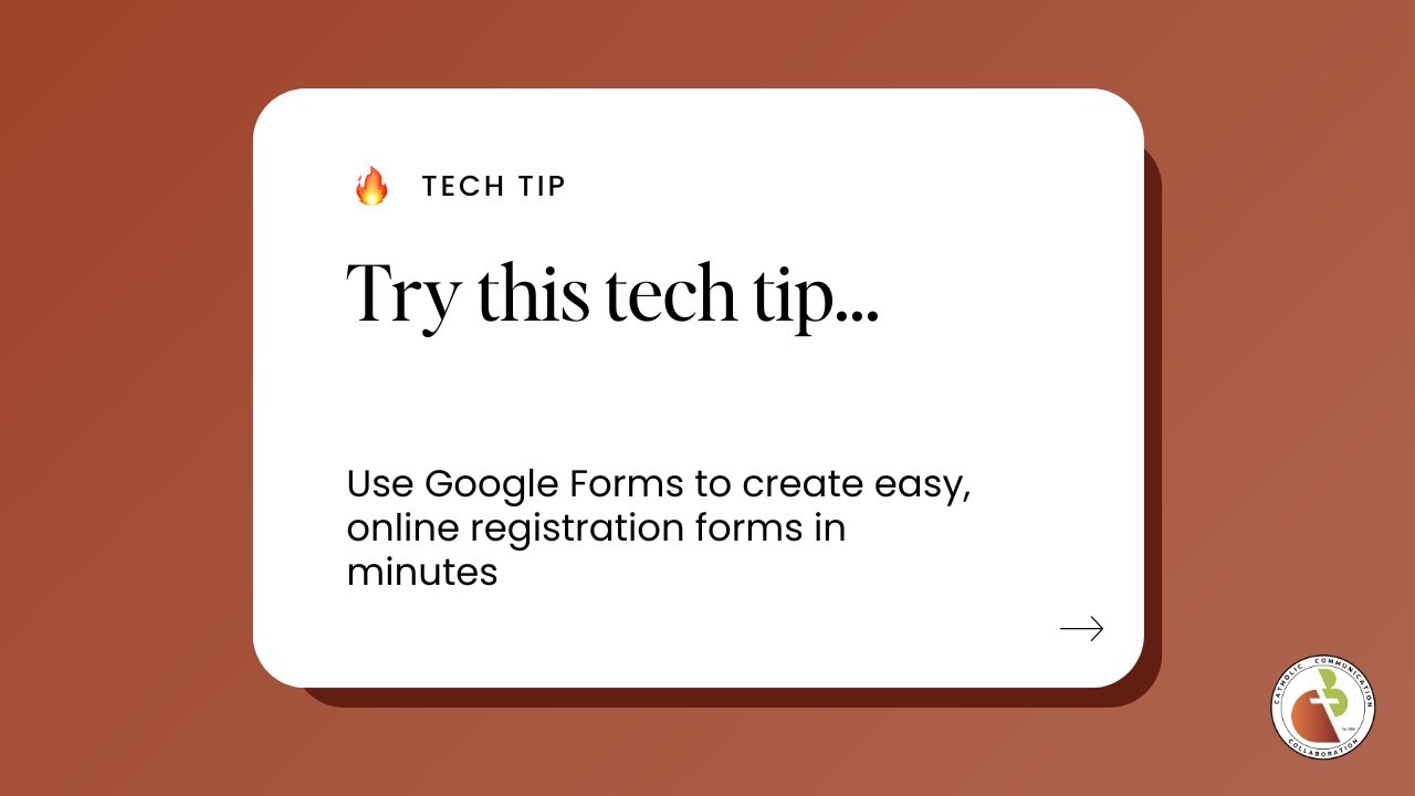 Try This Tech Tip...Use Google Forms to create easy, online ...