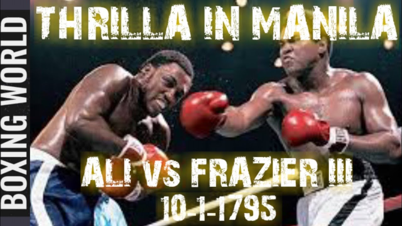 Muhammad Ali vs Joe Frazier 3 | THRILLA IN MANILA | Fight Highlights ...