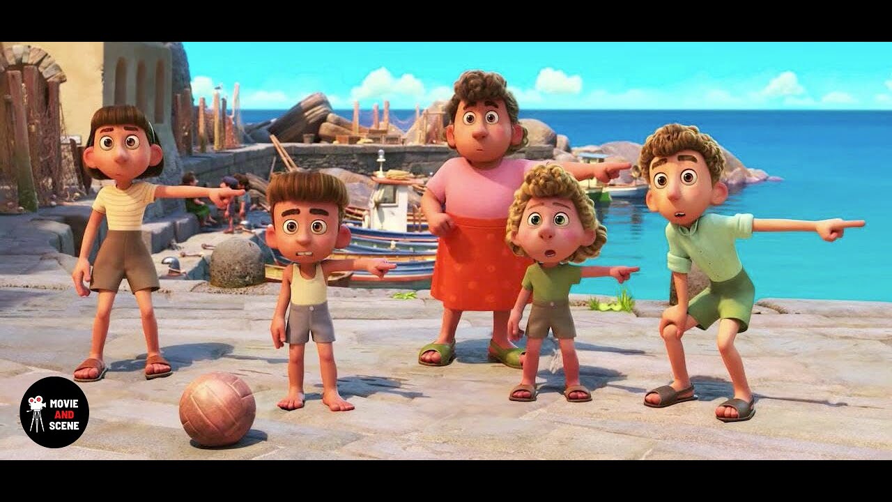 Luca (2021) - in the city scene | movie and scene - YouTube