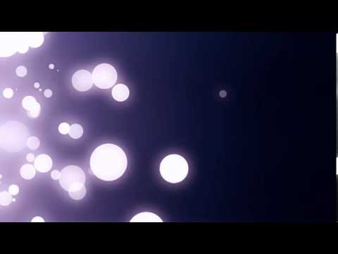bokeh particles with flare left fly 3d space - HD transitions - YouTube