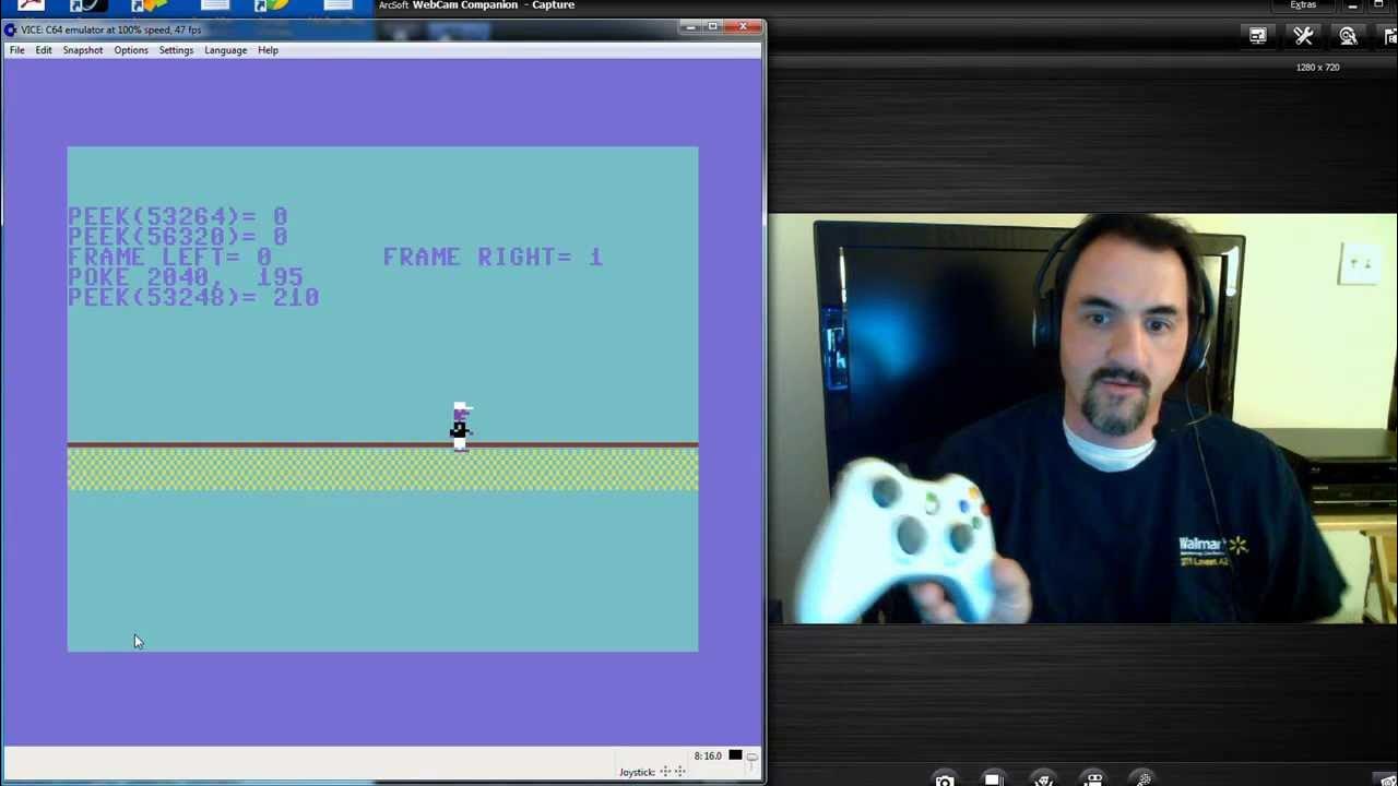 Commodore 64 Basic Sprite Animation - YouTube