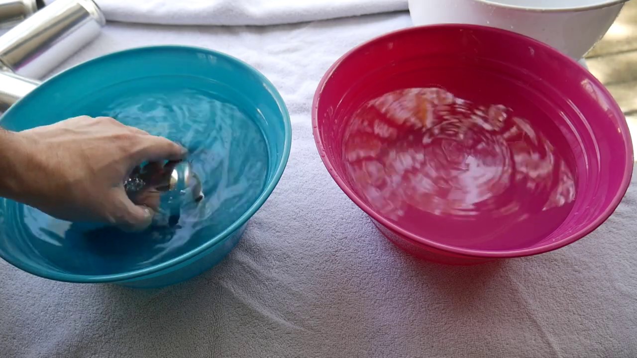 Rinsing and Sanitizing Homebrew Cans - YouTube