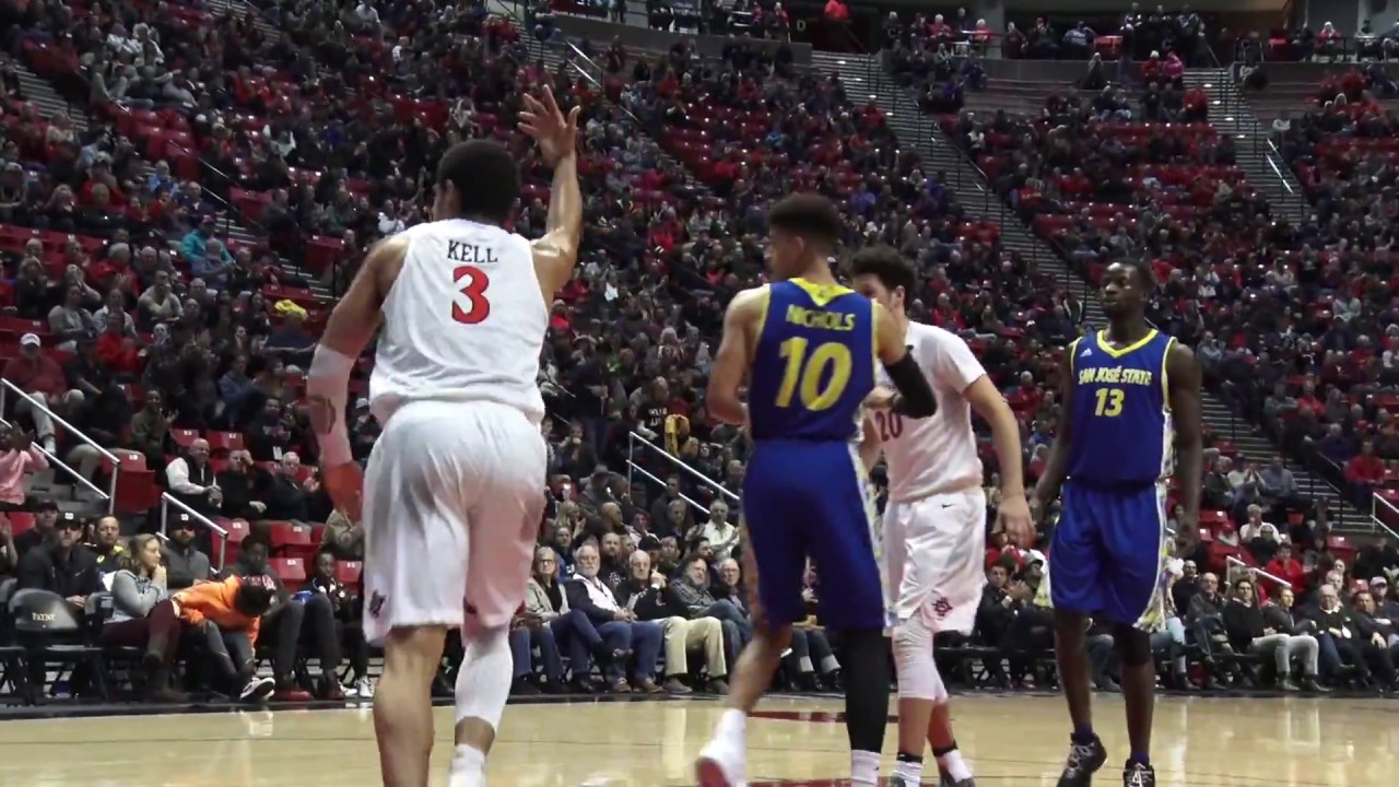 SDSU MEN'S HOOPS: AZTECS 85, SAN JOSE STATE 49 - 1/9/19 - YouTube