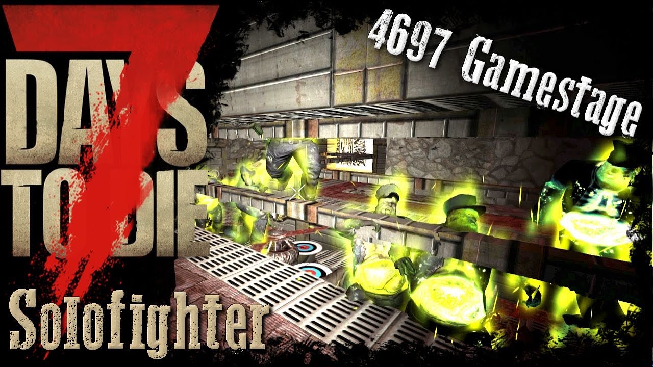 7 Days To Die Alpha 16 | Insane Horde Gamestage 4.6k | 84 | Solofighter ...