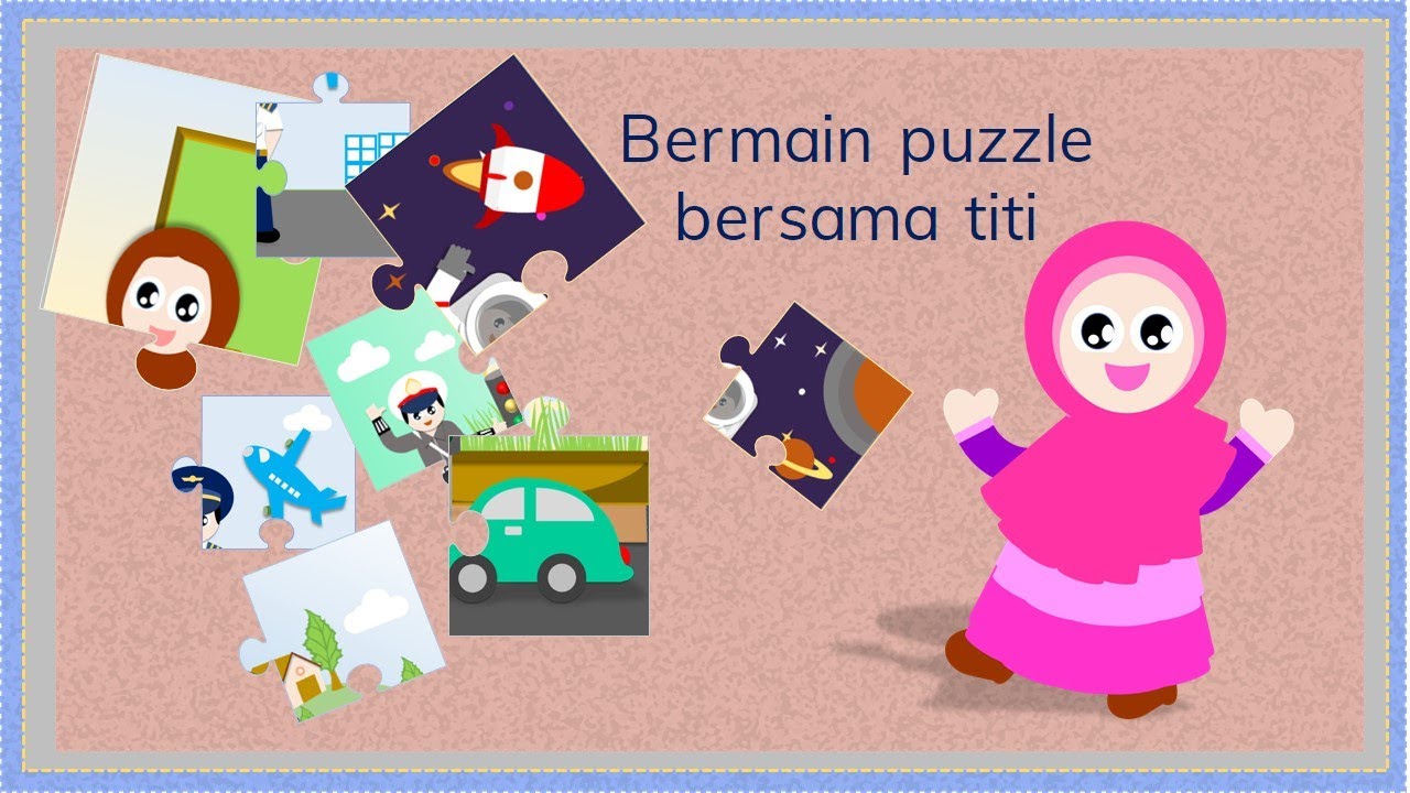 LATIHAN MEMBACA " Bermain puzzle" kosa kata - YouTube