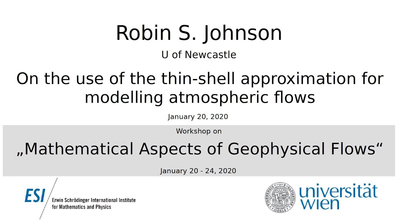 Robin S. Johnson - On the use of the thin-shell approximation for ...