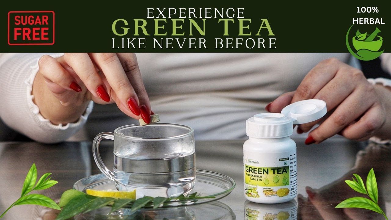 Green Tea Dispersible Tablets. Delicious, Healthy & Convenient. Enjoy ...