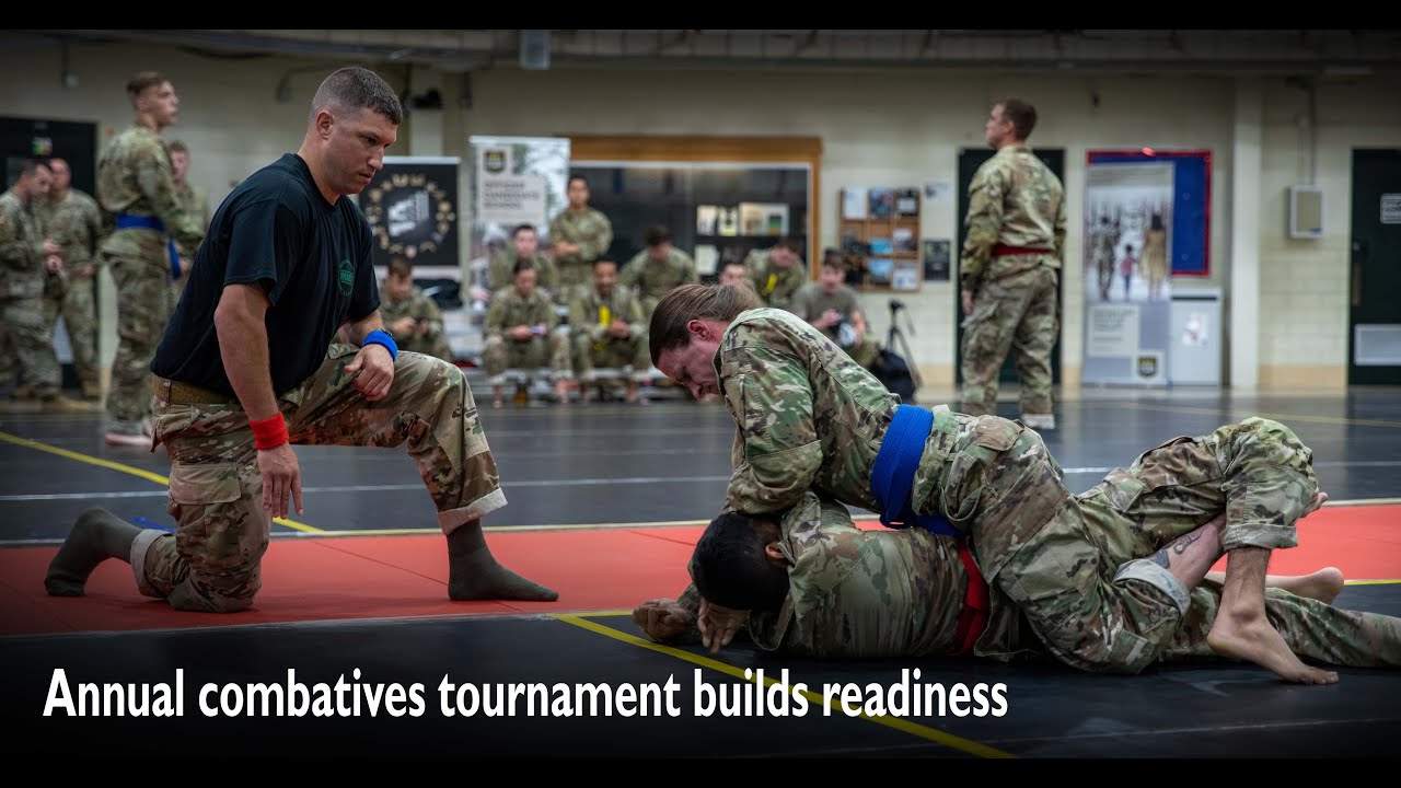Annual combatives tournament builds readiness - YouTube