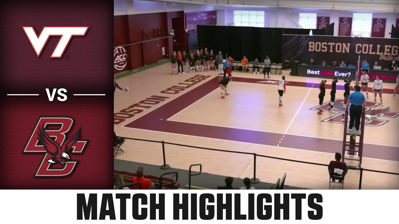 Virginia Tech vs. Boston College Match Highlights | 2024 ACC Volleyball ...