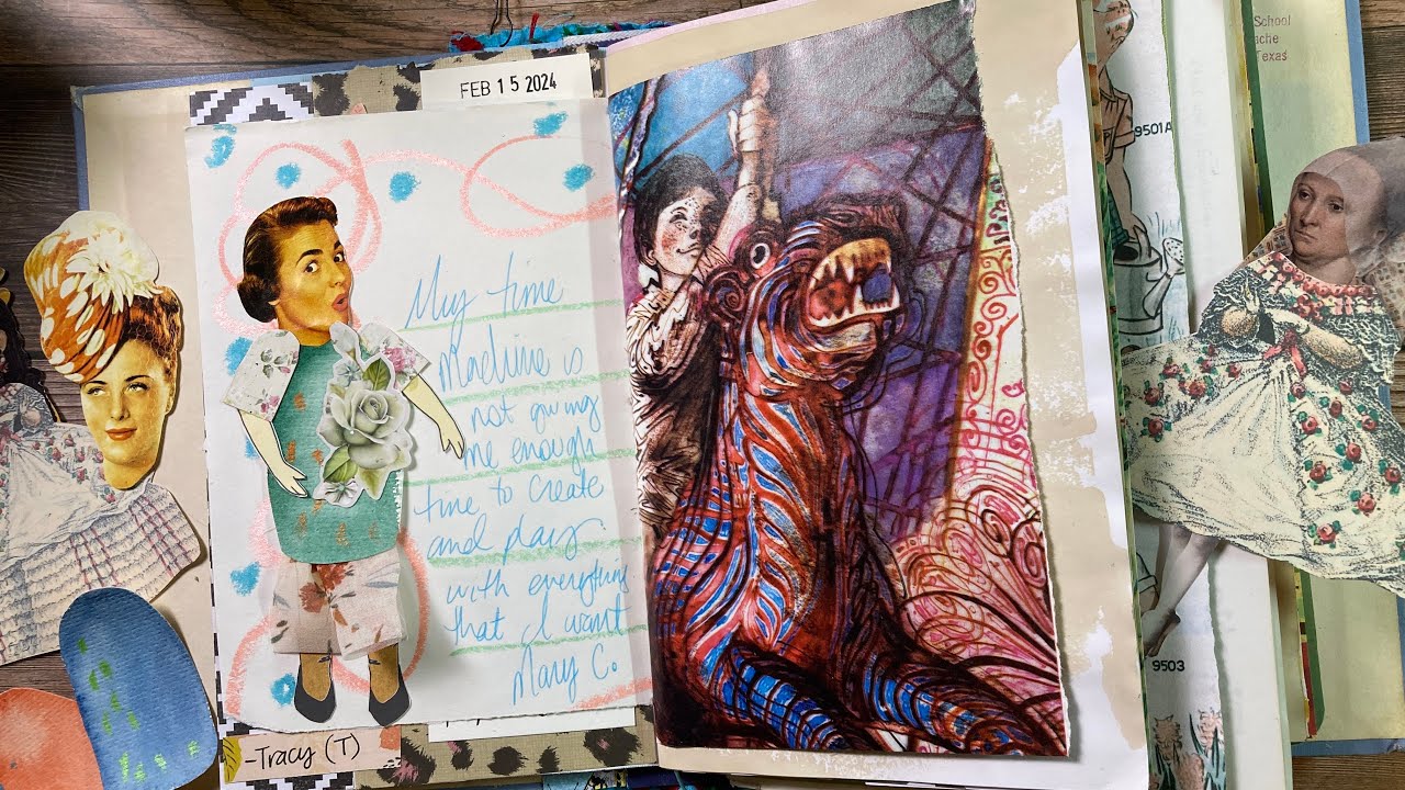 Making random paper dolls and adding a page to The Paper Playground ...
