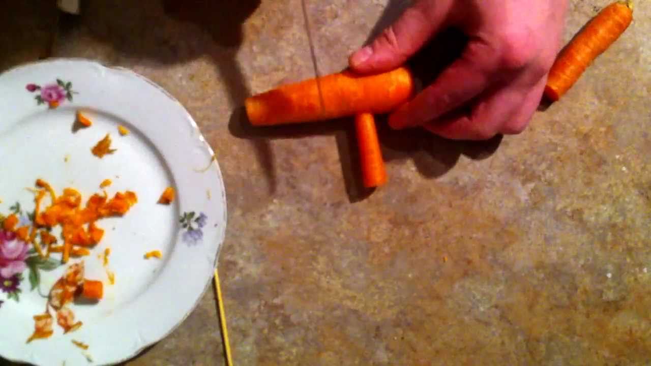 Sherlock Holmes type carrot smoking pipe - YouTube