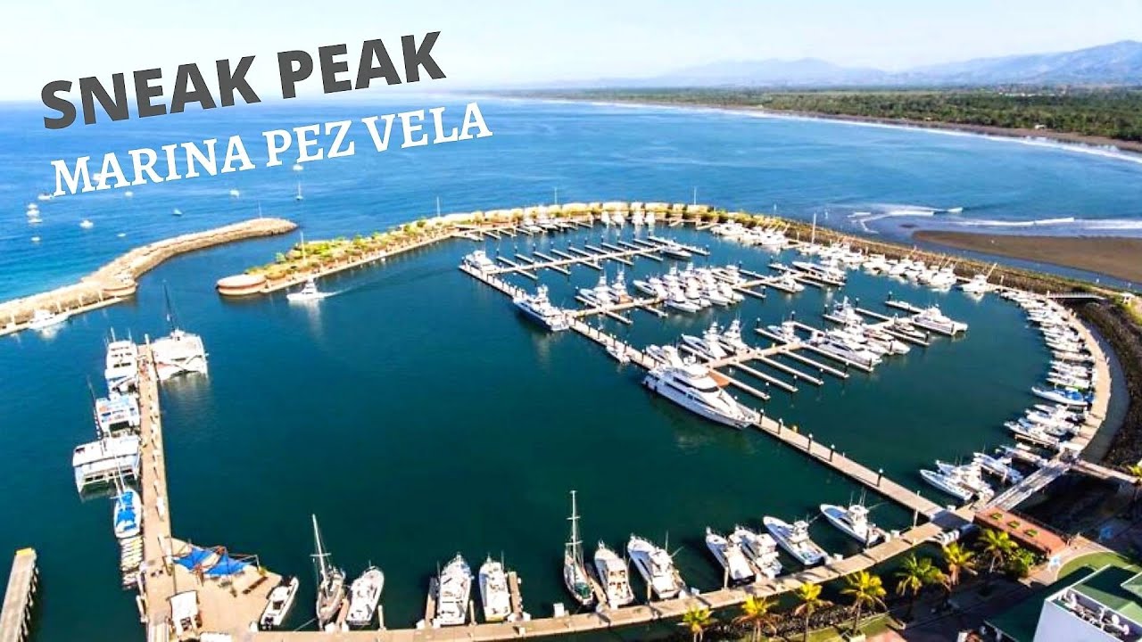 SNEAK PEAK At The Marina Pez Vela Quepos Costa Rica - YouTube
