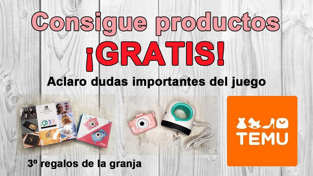 Regalos del juego de la granja TEMU. Aclaro dudas importantes del juego ...
