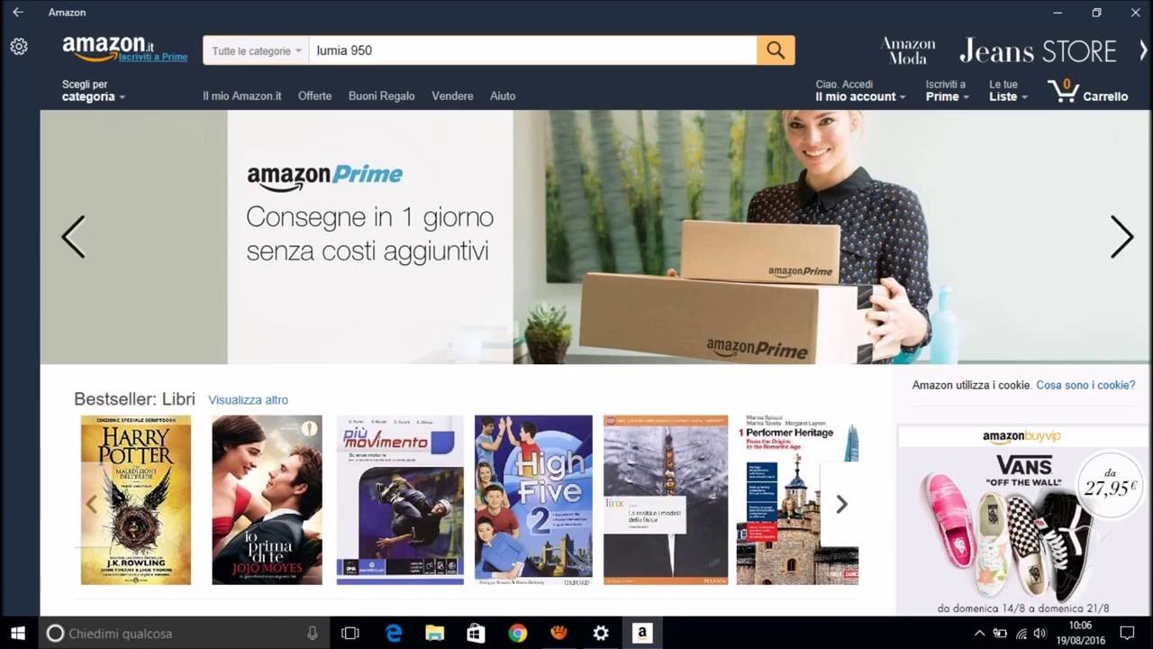 Nuova app di Amazon per Windows 10! - YouTube