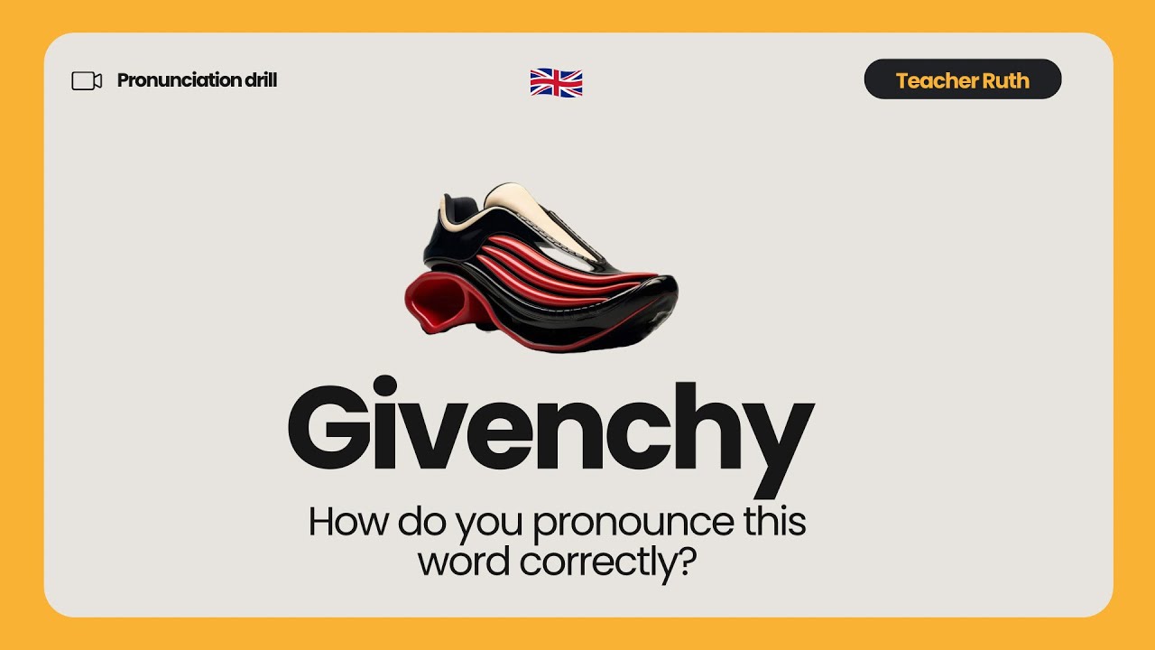 Givenchy - How to Pronounce this French word CORRECTLY! - YouTube