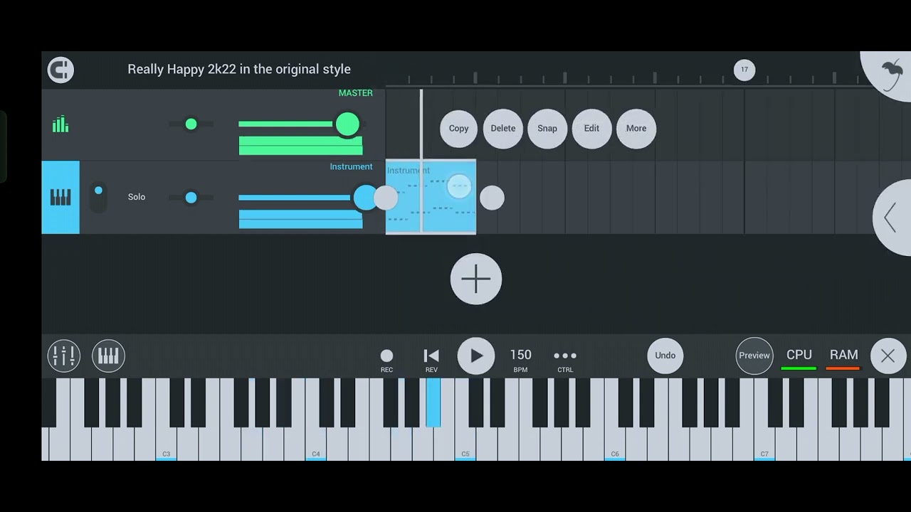 Really Happy instrument recreated (download in the description) - YouTube