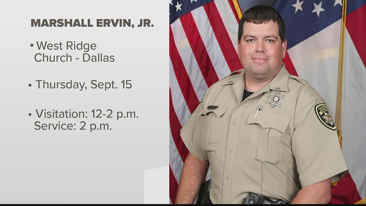 Funeral service details for fallen Cobb County Deputy Marshall Ervin ...