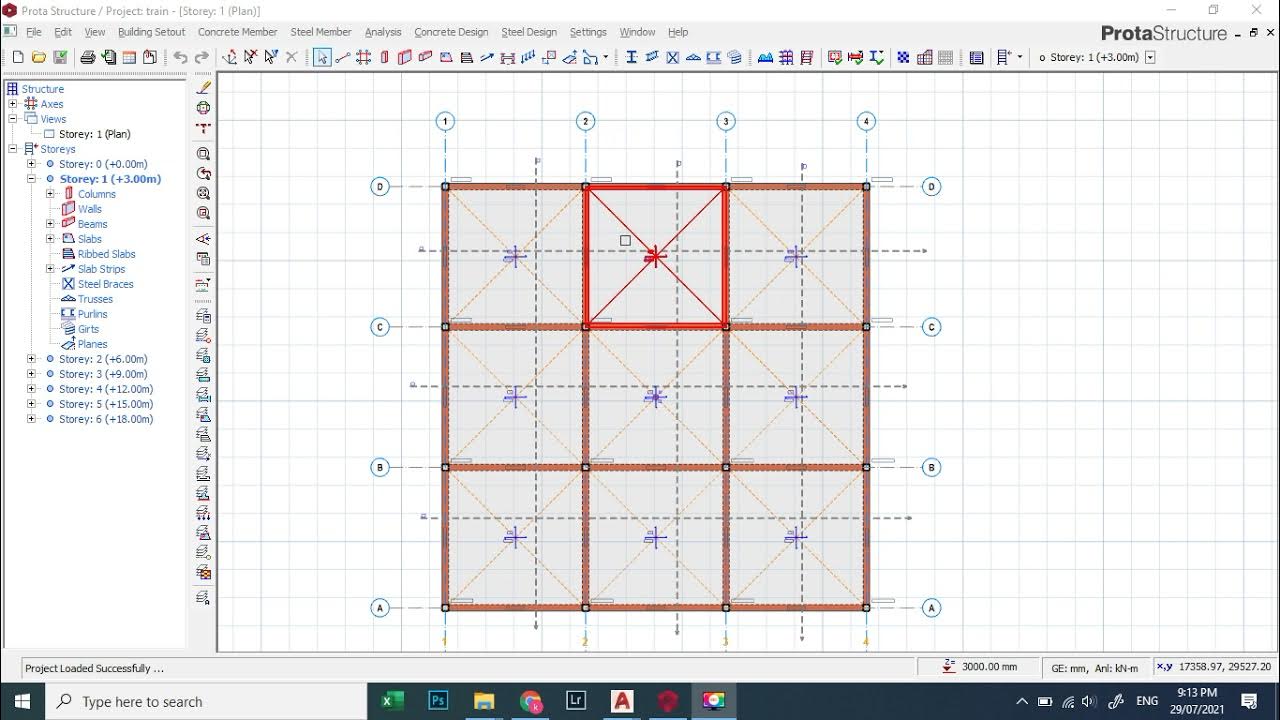 protastructure tutorial_ how to print out calculation sheet - YouTube