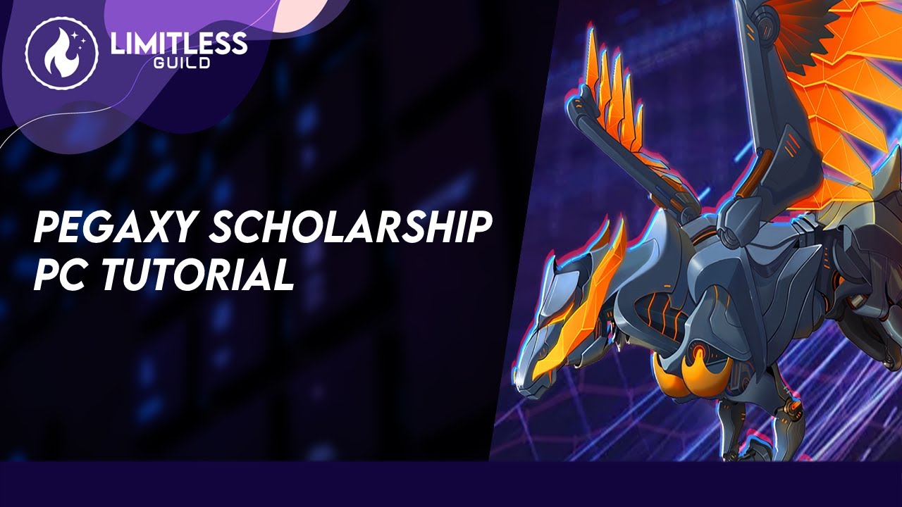 Pegaxy Scholarship Tutorial (PC) - YouTube