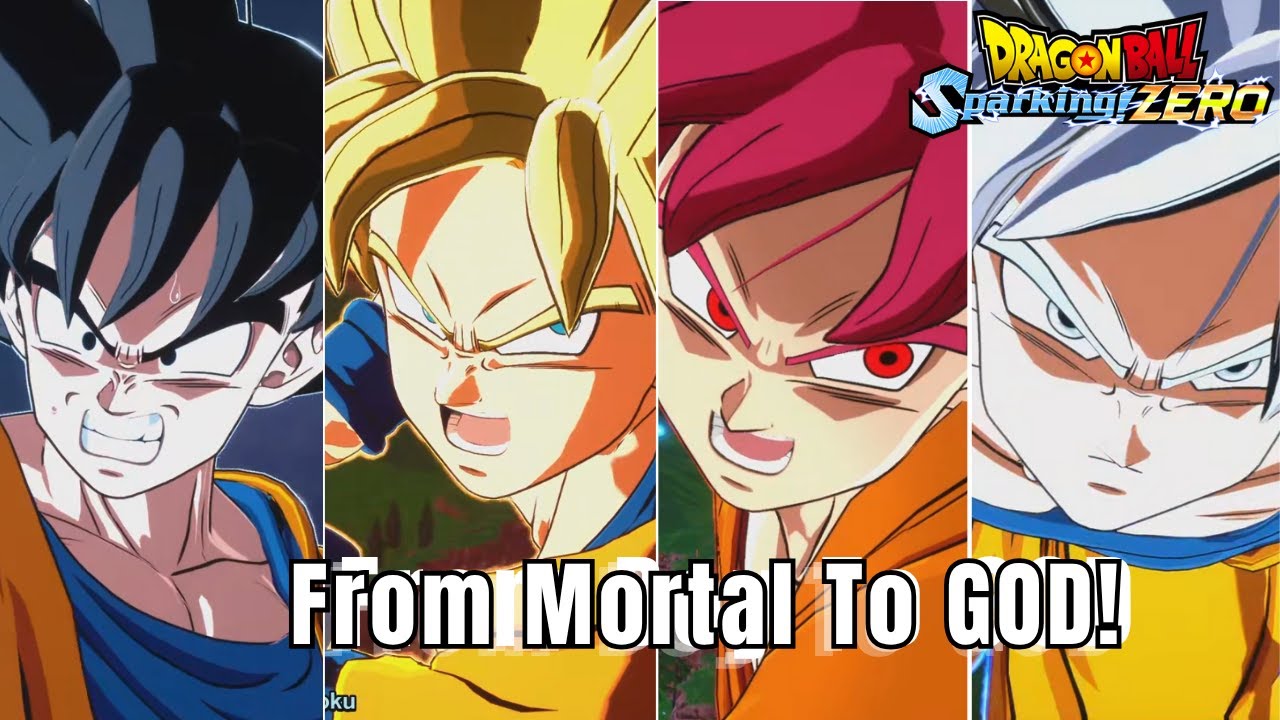From Mortal to God | Every Goku Form And Moveset in Sparking Zero - YouTube