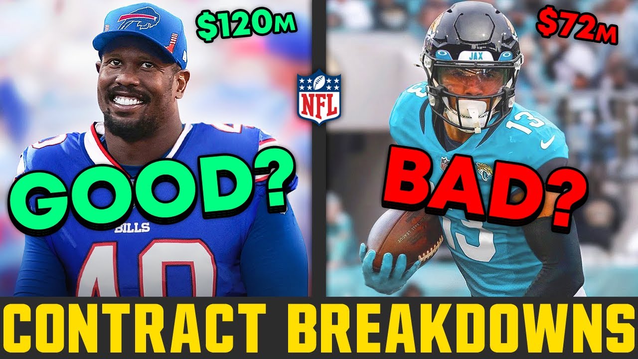 NFL Free Agency Contracts | Breaking Down NFL Contracts - YouTube
