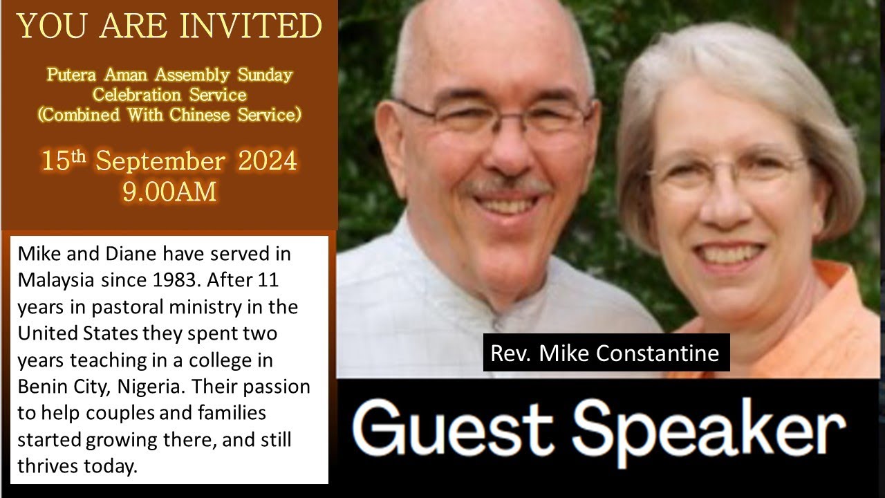 Sunday Celebration Service | Rev. Mike Constantine | 15 September 2024 ...