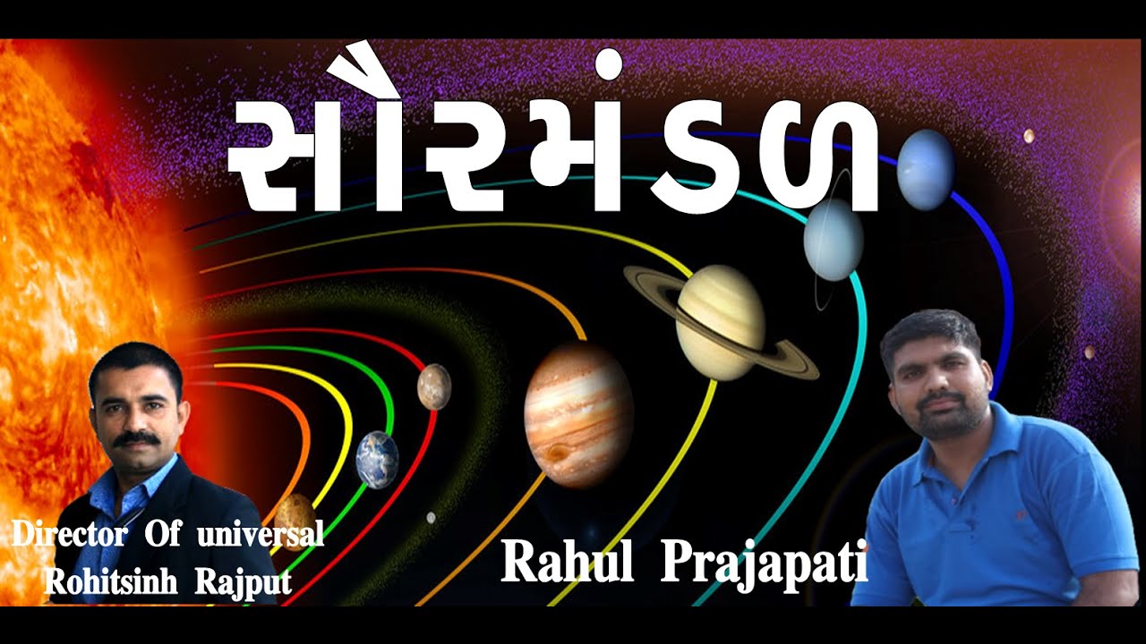 Solar system in space|Solar planets|Graho|saur mandal|Rohitsinh Rajput ...