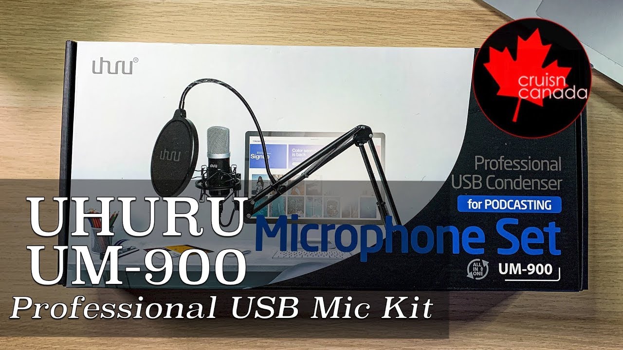 UHURU Professional Cardioid Microphone Kit | Best Starter Mic Kit ...