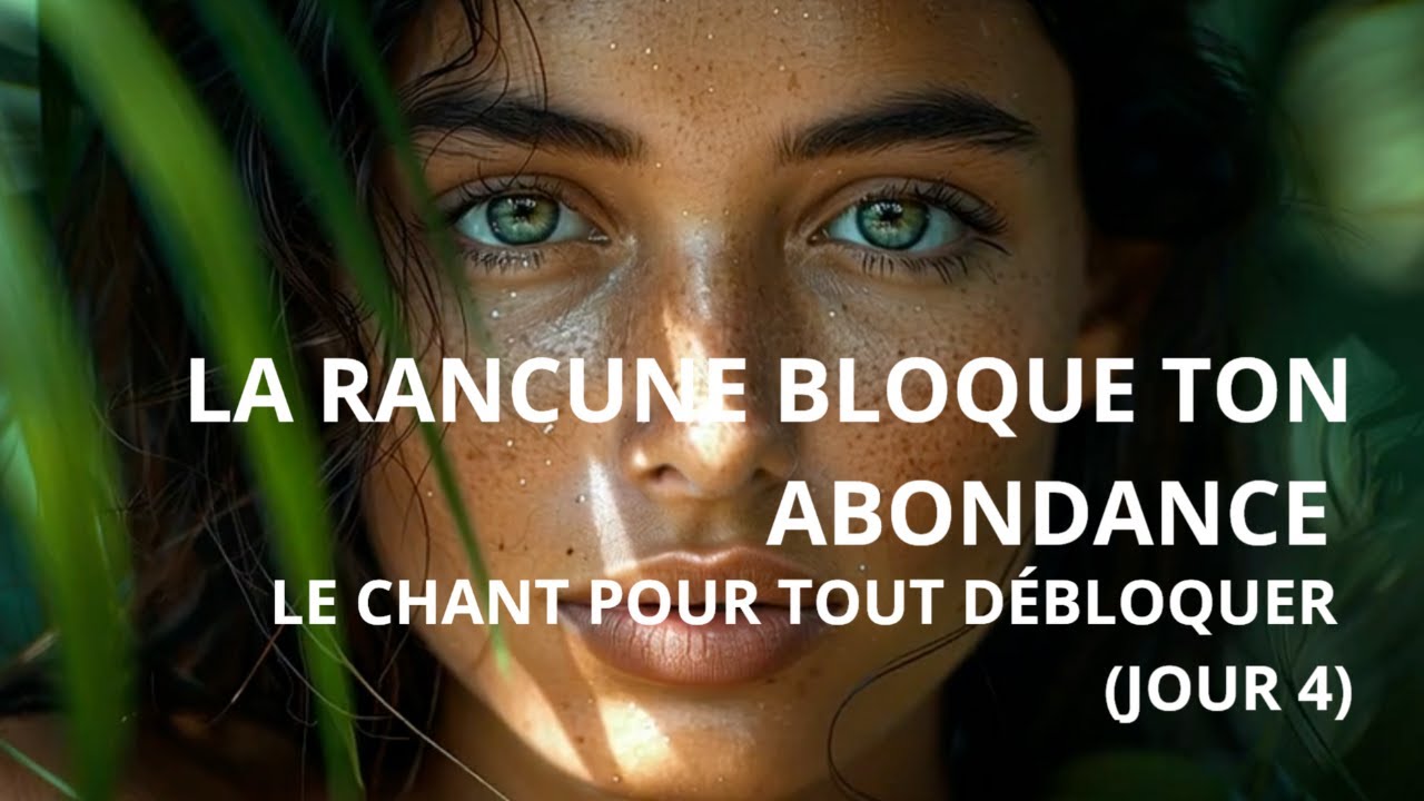La RANCUNE bloque ton ABONDANCE Le chant pour tout débloquer JOUR 4 ...