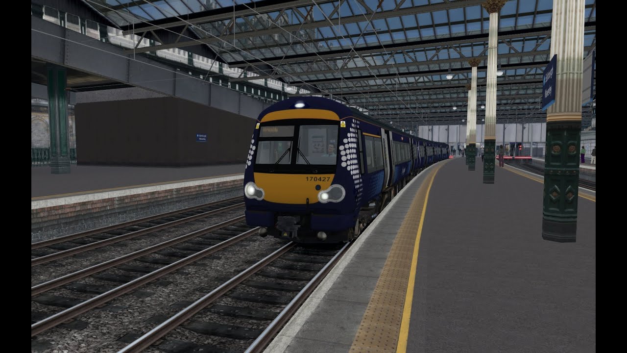 Train Simulator 2021- Edinburgh to Kirkcaldy (Class 170) - YouTube