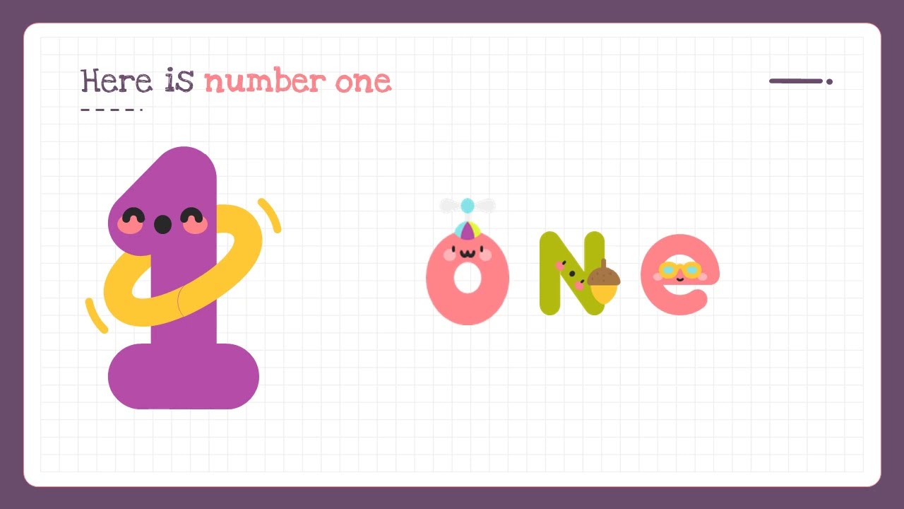 Printable Numbers for Pre - K - YouTube